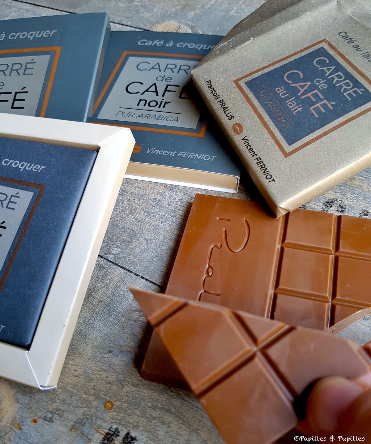 Carrés de café à croquer : François Pralus & Vincent Ferniot