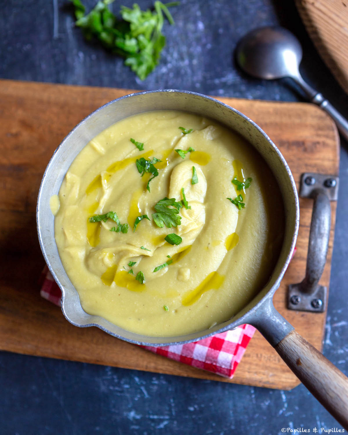 Purée de pois cassés au ras-el-hanout : simple et parfumée