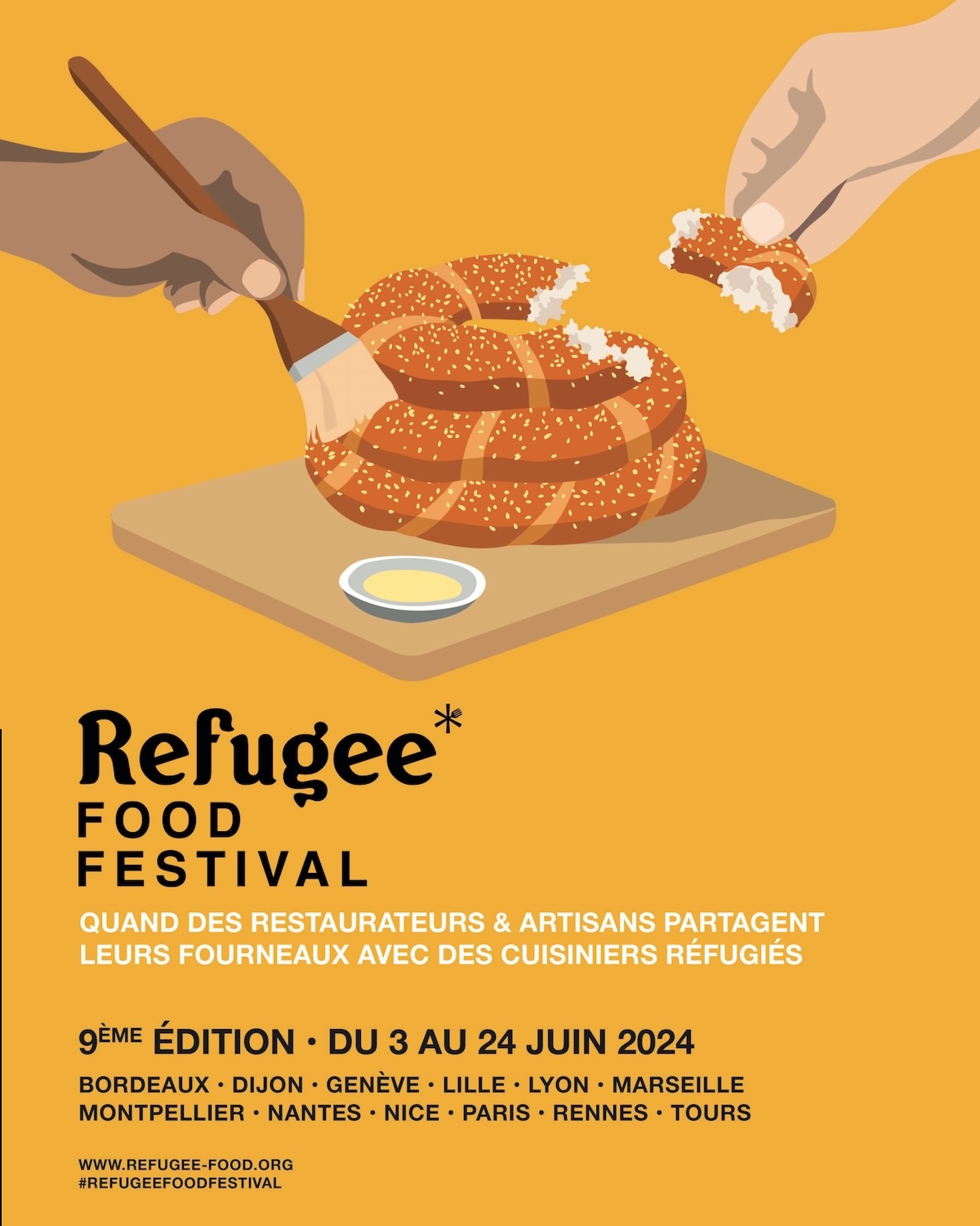 Refugee Food Festival : du 10 au 14 juin 2024 à Bordeaux