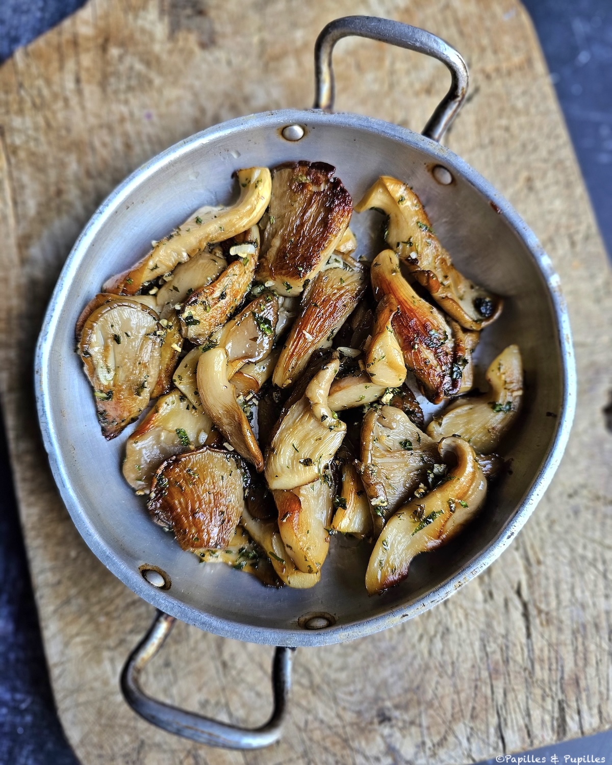 Comment cuire des pleurotes à l’ail et au persil, ma recette