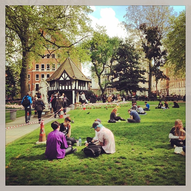 Soho square, London