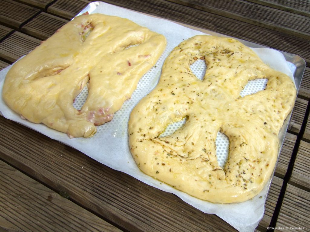 Fougasse aux pépites de tournesol et à l'origan
