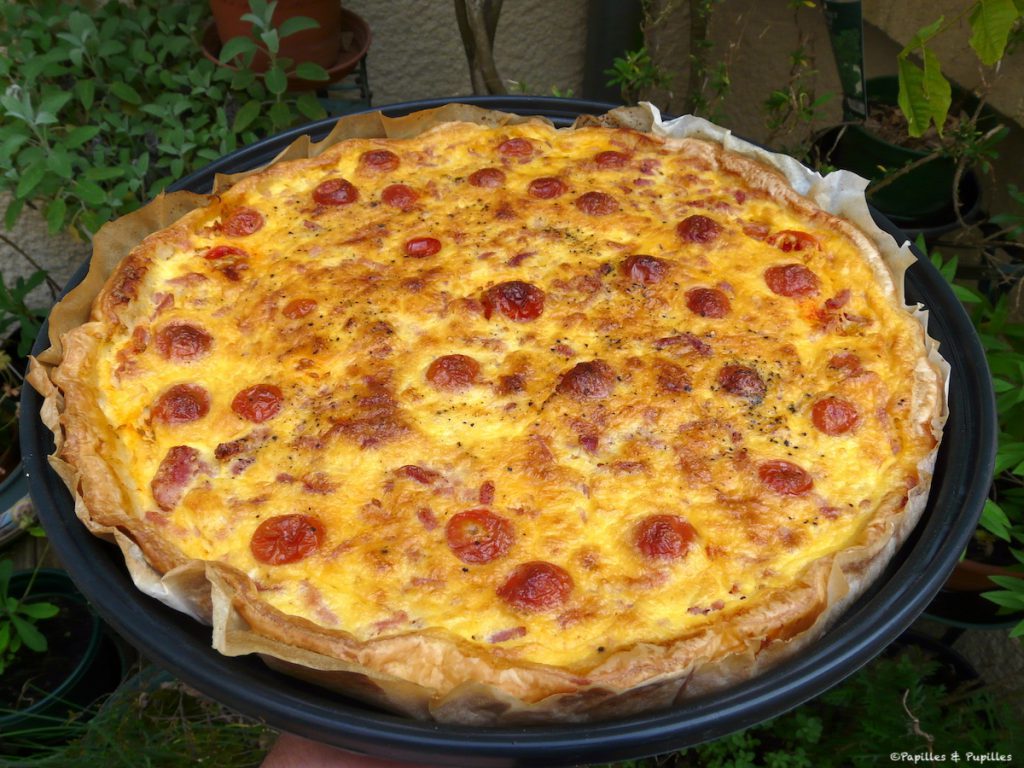 Quiche aux tomates cerises, ma meilleure recette