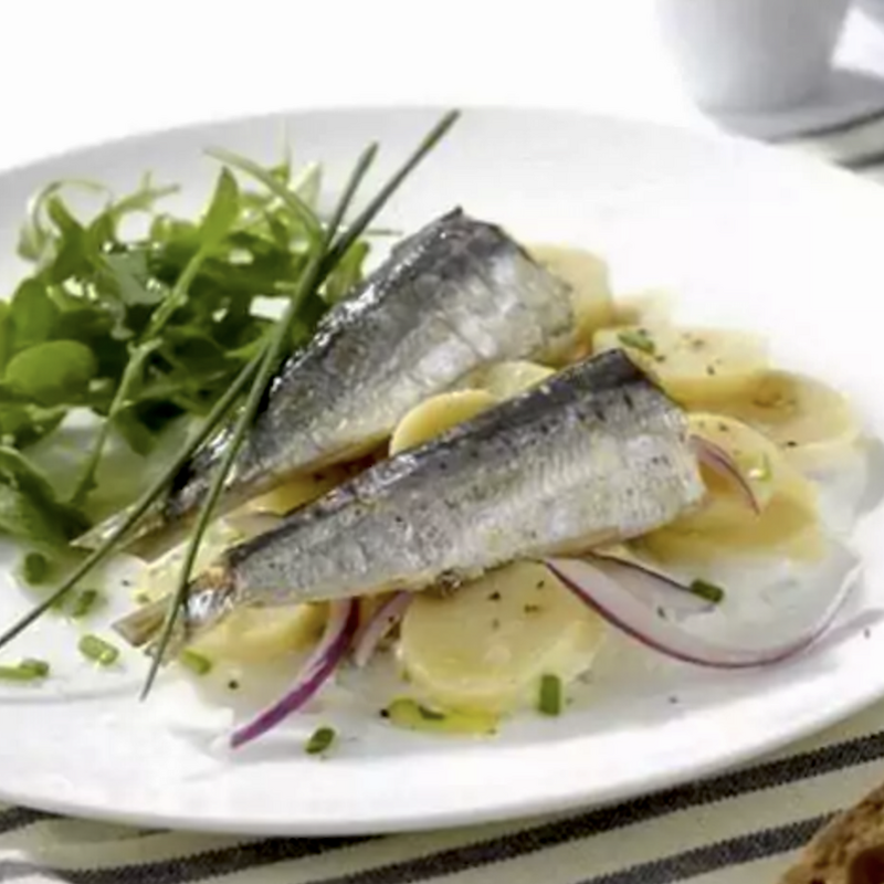 Rillettes de sardines au citron confit et fromage frais