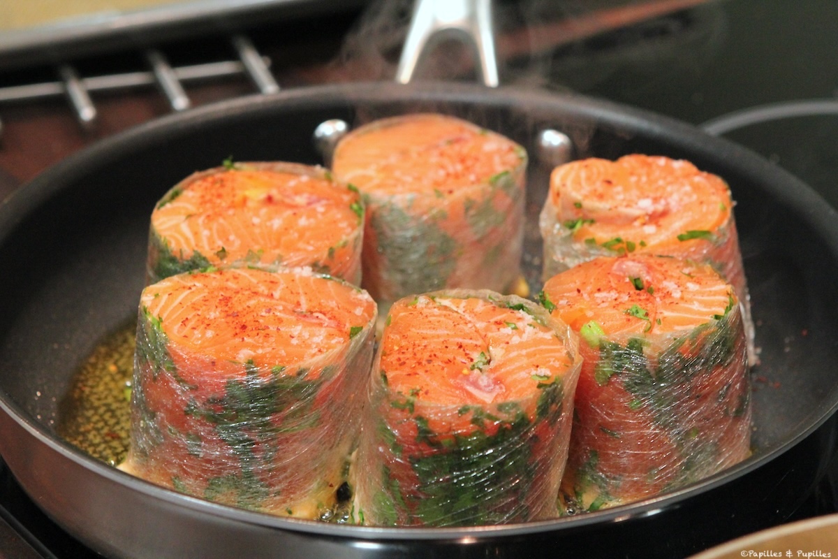 Tournedos de saumon aux herbes fraîches, une recette festive