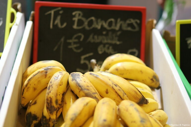 Ti bananes : la petite banane sucrée & parfumée des Antilles
