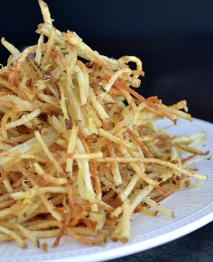Pommes paille : les mini frites croustillantes