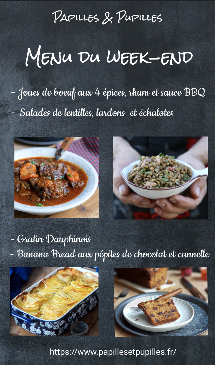 4 recettes pour le weekend , Papilles et Pupilles | Papilles et Pupilles