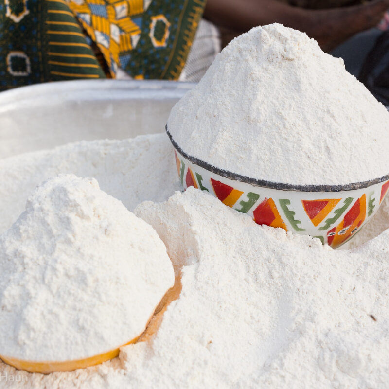 Couac (kwak) : la semoule de manioc torréfiée