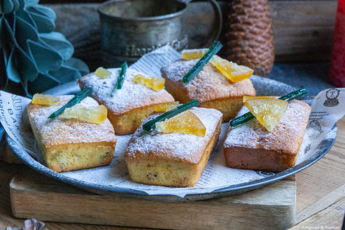 Mini cakes de Noël aux épices et aux agrumes confits