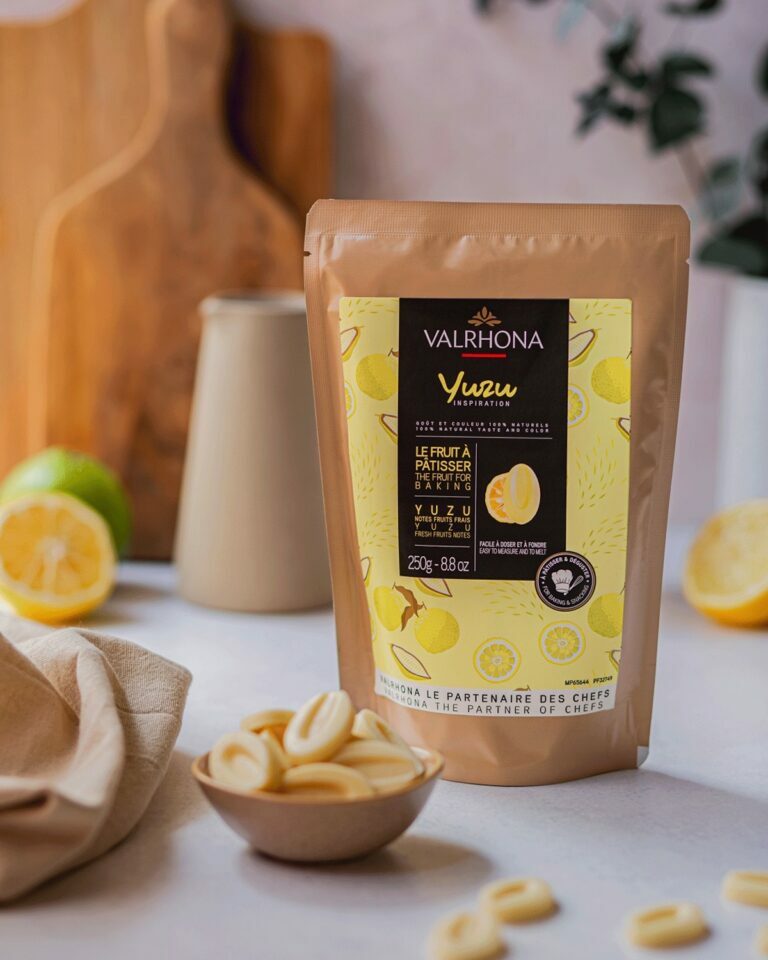 Cake citron yuzu, une recette de l’École gourmet Valrhona