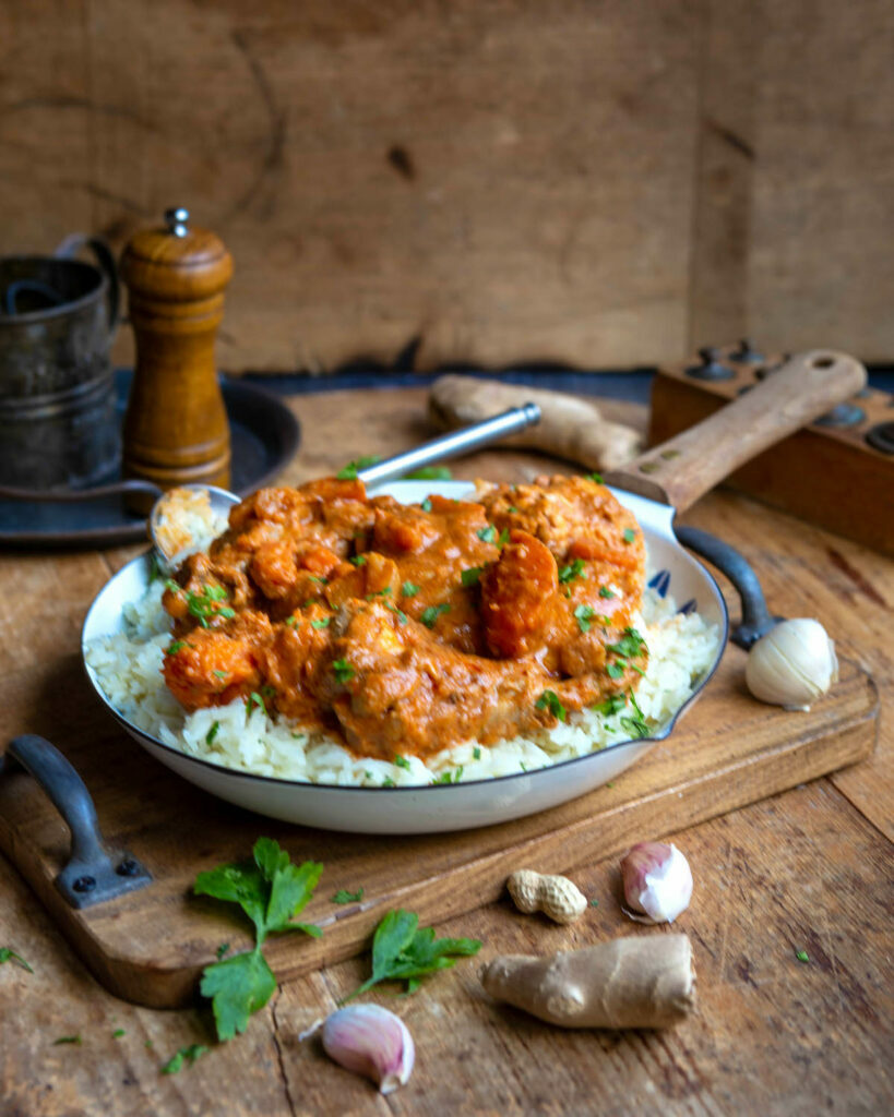 Recette de poulet mafé maison au beurre de cacahuètes