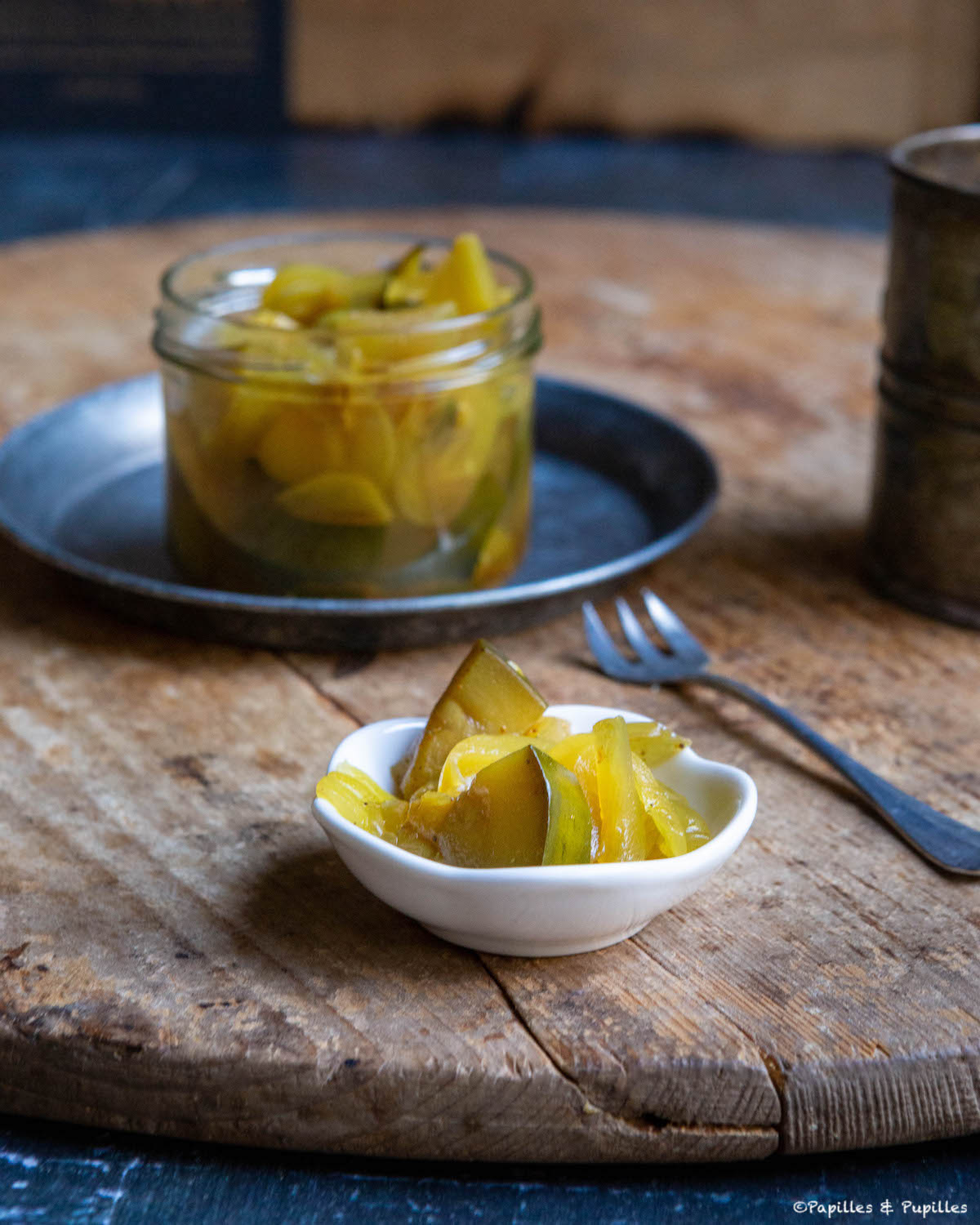 Les courgettes au curry à l’aigre-douce d’Aline