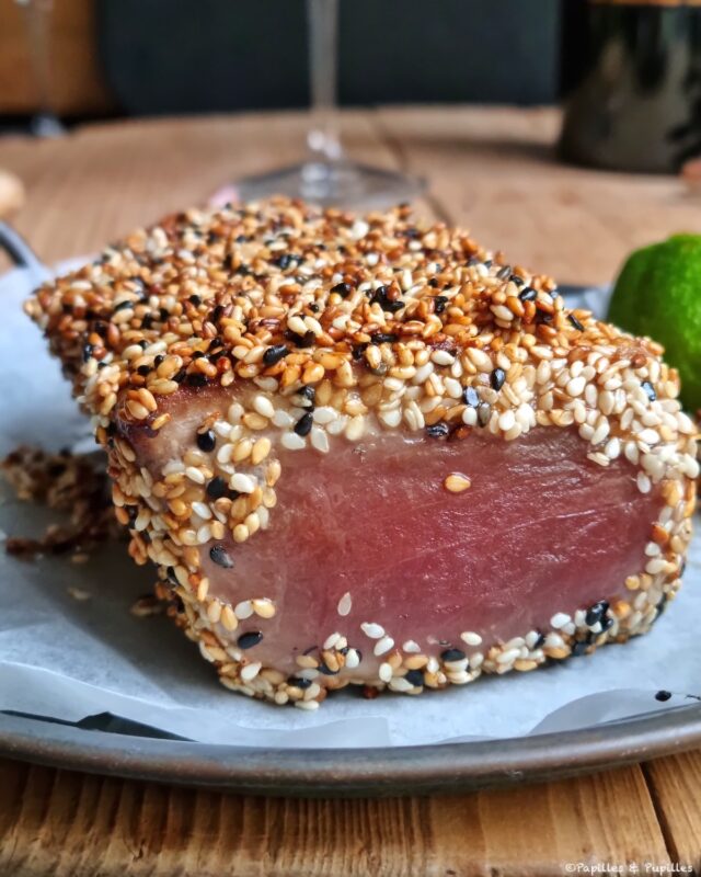 Tataki de thon en croûte de sésame – Recette facile & rapide