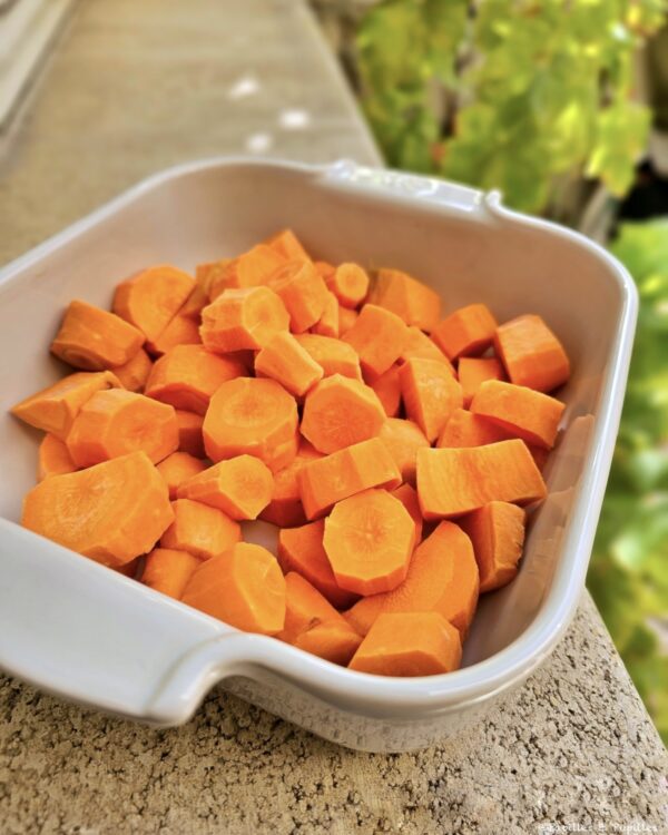 Carottes au Parmesan, ail et origan, cuites à l’airfryer