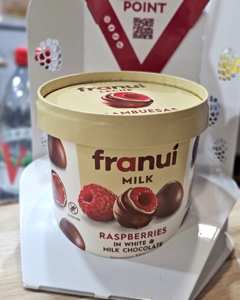 Franui®, des framboises glacées enrobées de chocolat