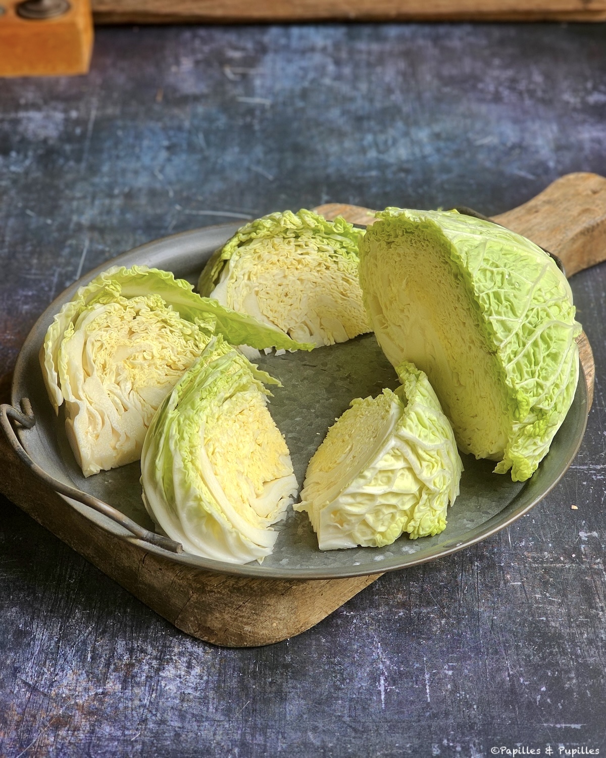 Recette facile de chou vert rôti à l'air fryer au parmesan