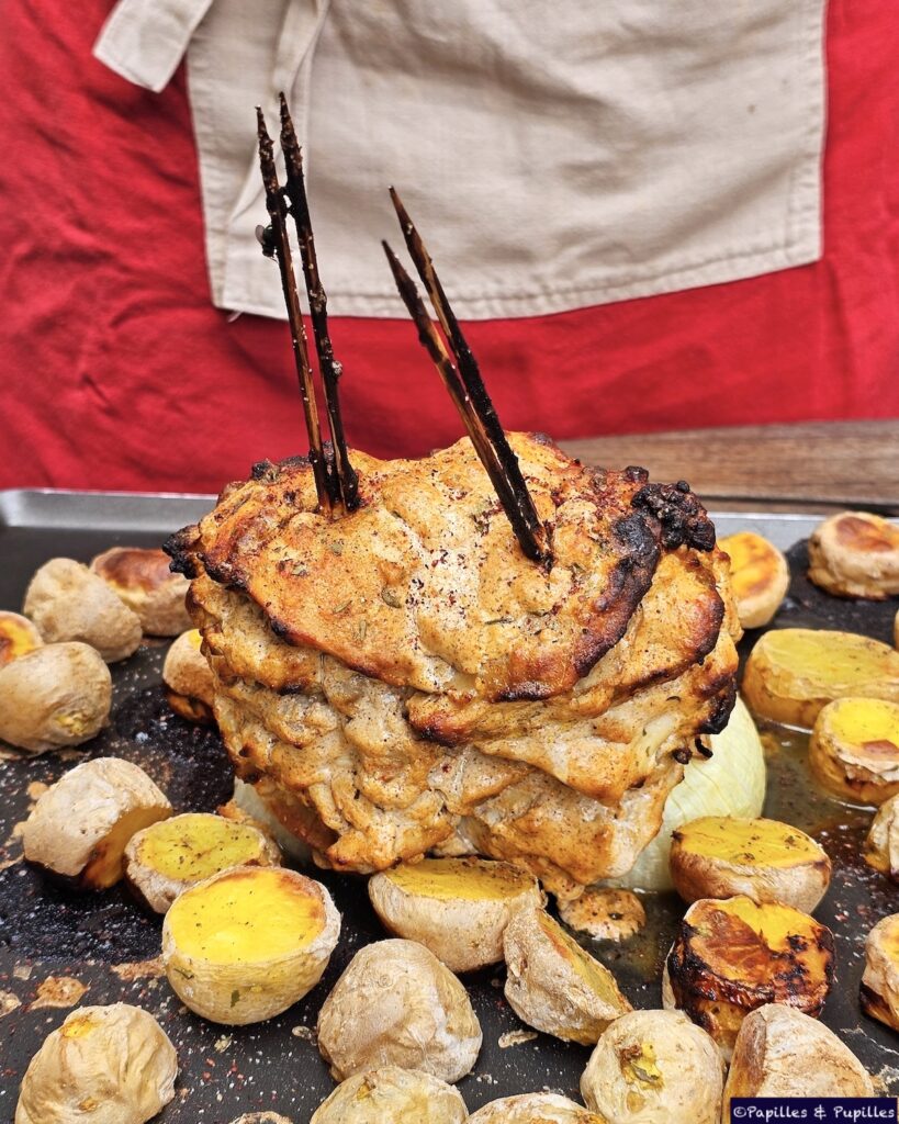 Chawarma de poulet maison au four – Recette libanaise