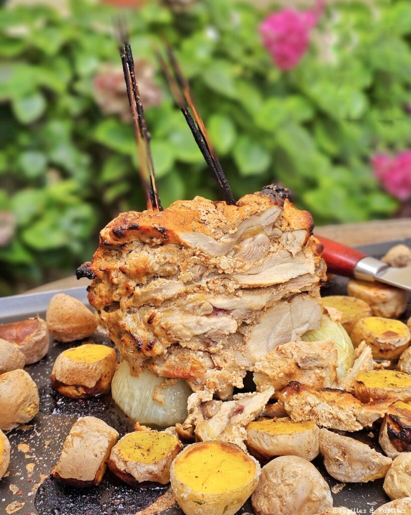 Chawarma de poulet maison au four – Recette libanaise