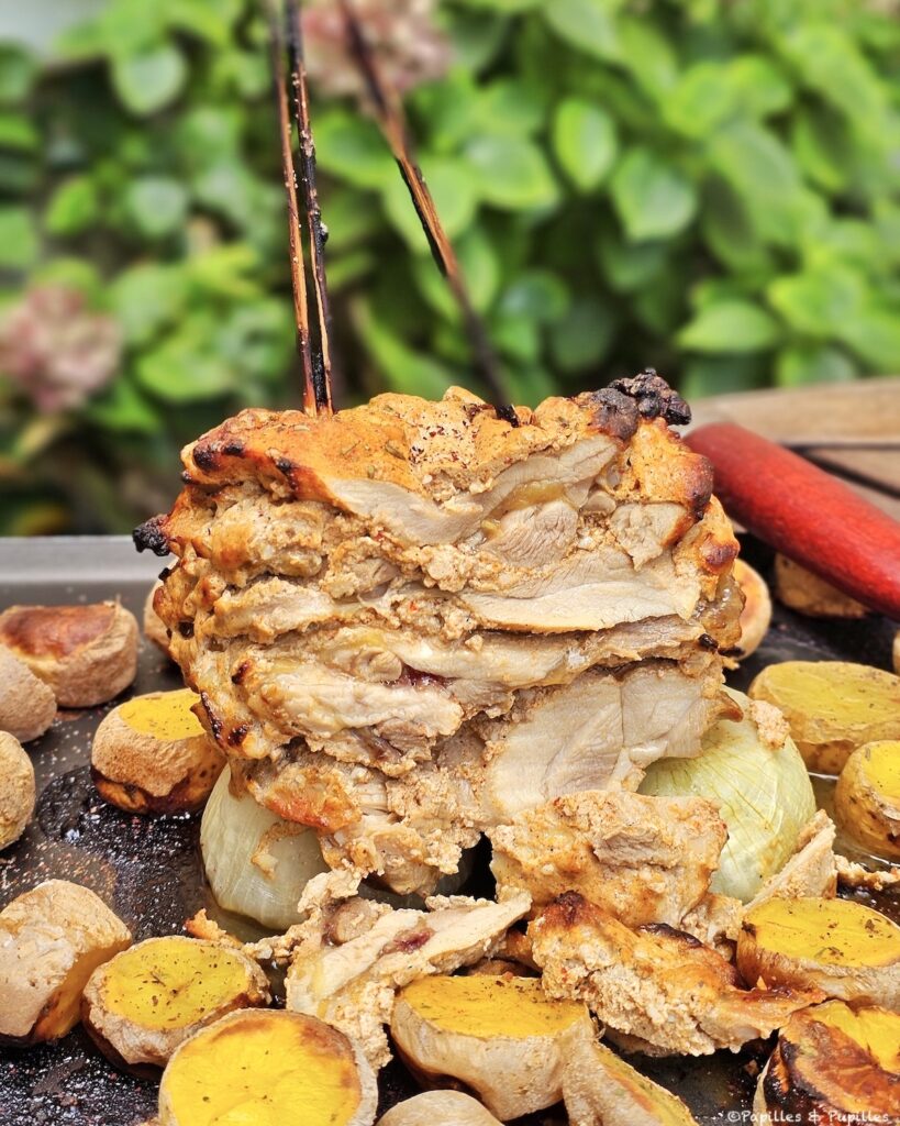Chawarma de poulet maison au four – Recette libanaise