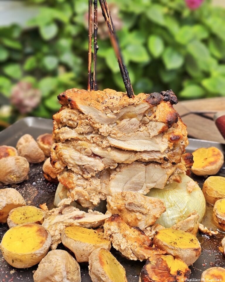 Chawarma de poulet maison au four – Recette libanaise
