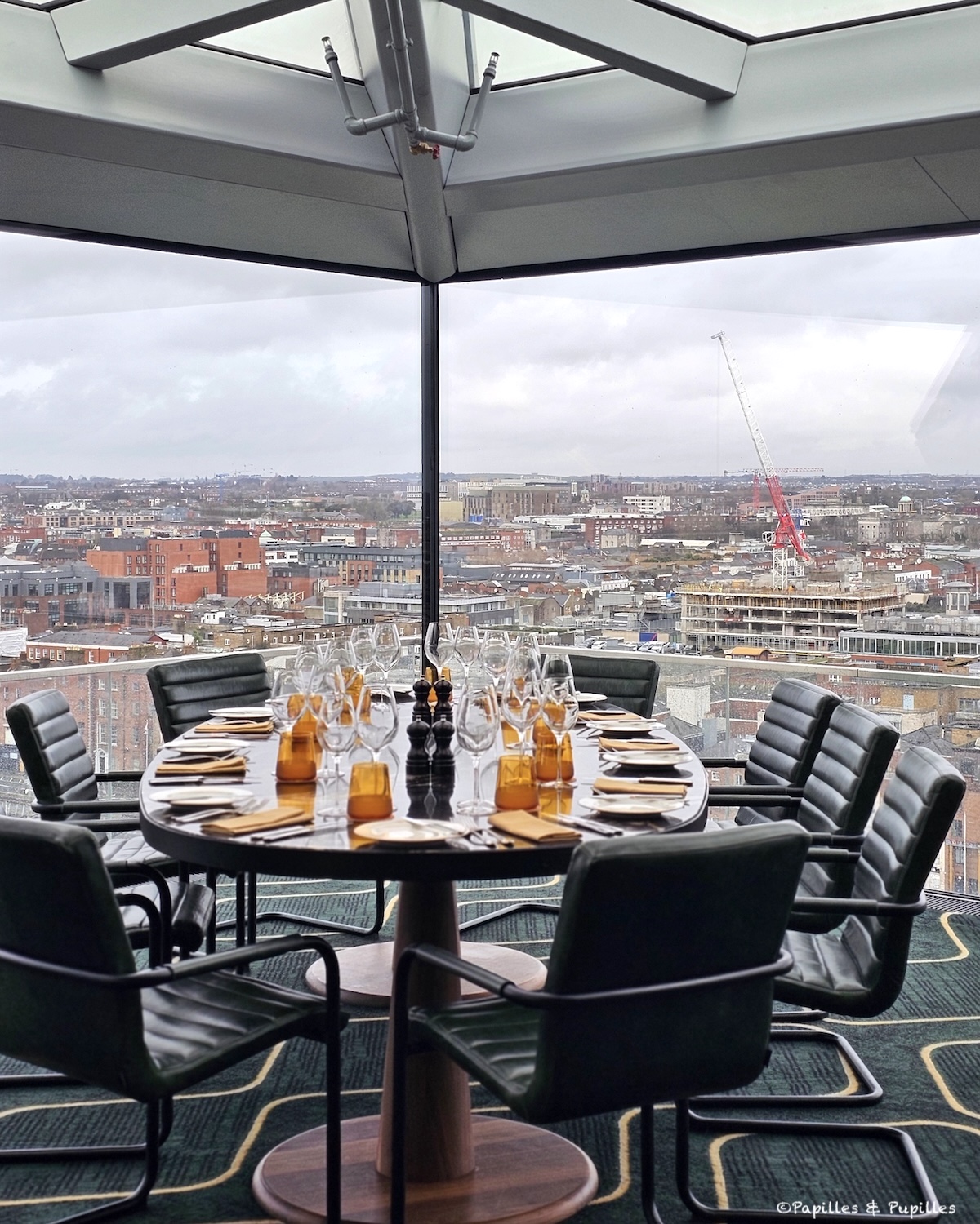 Dion Dublin : restaurant avec vue au cœur de la ville